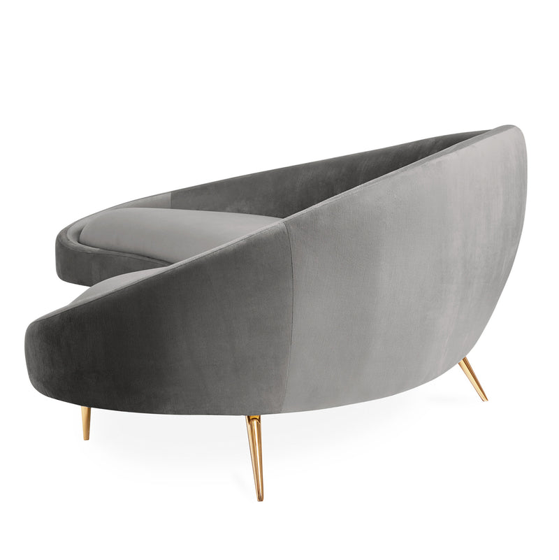 Jonathan Adler Ether Curved Sofa – Paynes Gray