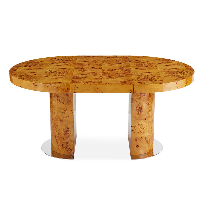 Jonathan Adler Bond Round Extension Dining Table – Paynes Gray