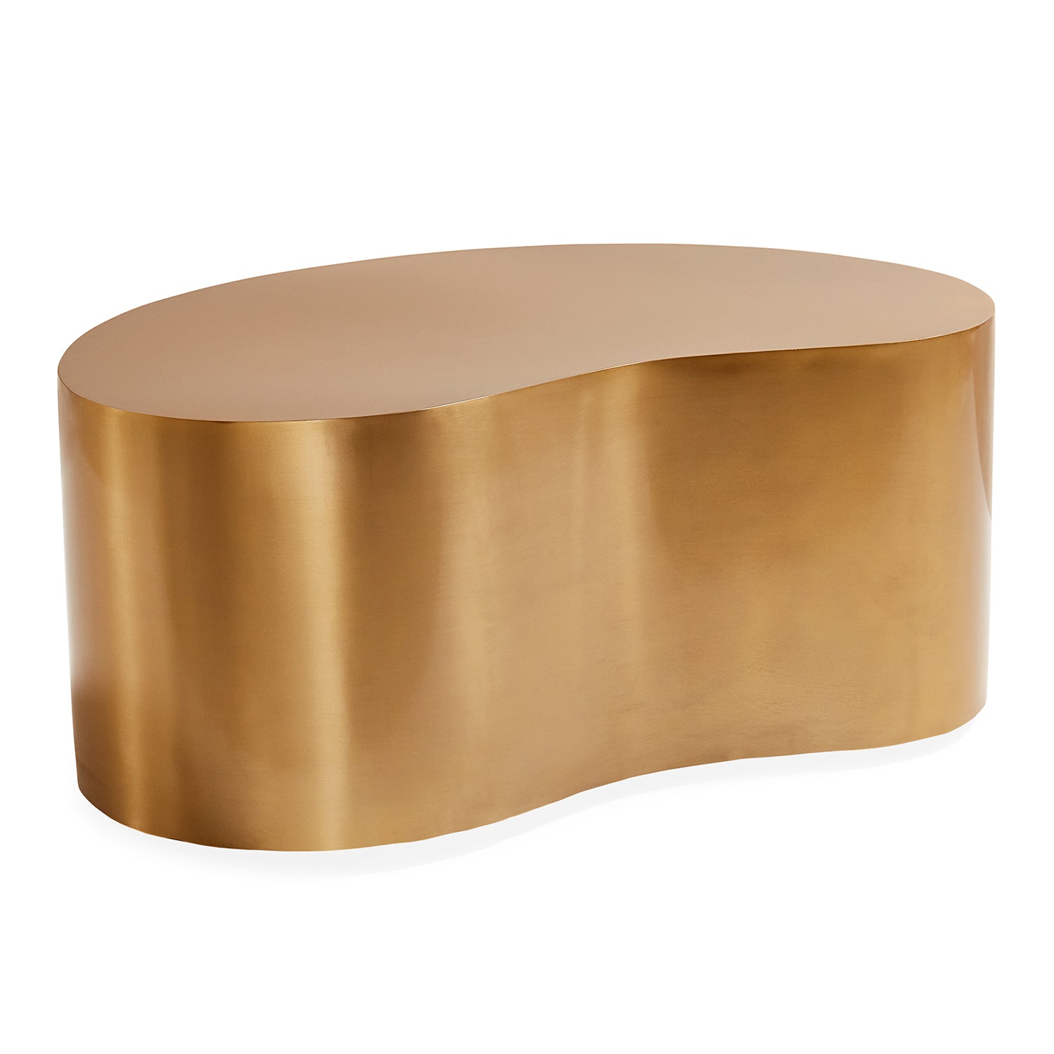 Jonathan Adler Brass Kidney Coffee Table – Paynes Gray