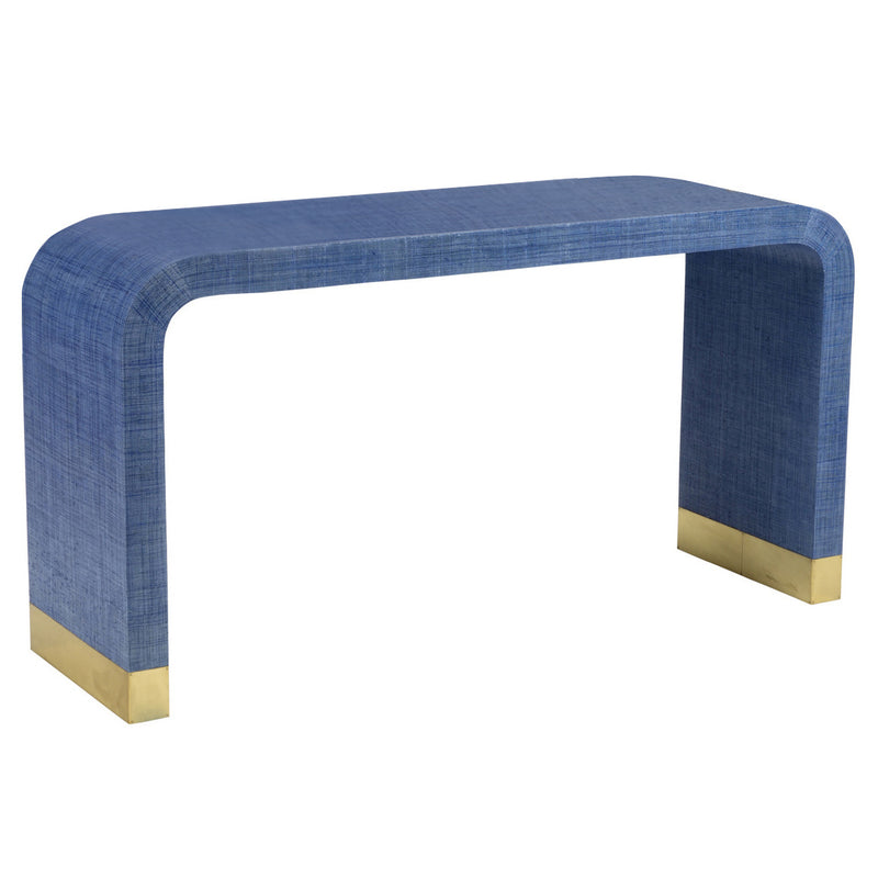 Chelsea House Waterfall Console Table – Paynes Gray