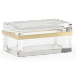 Chelsea House Crystal Rectangular Jewelry Box – Paynes Gray