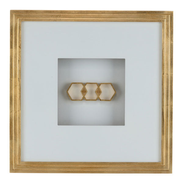 Chelsea House Honeycomb Shadow Box – Paynes Gray