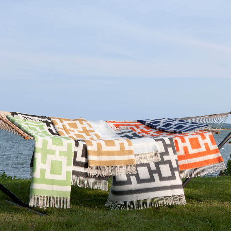 Jonathan Adler Nixon Alpaca Throw Blanket – Paynes Gray