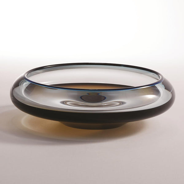 Global Views Rolled Lip Bowl – Paynes Gray