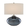 Currey & Co Lucent Blue Table Lamp – Paynes Gray