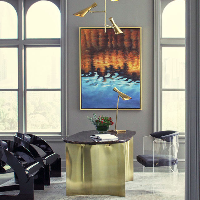 Frederick Cooper Cliff May Table Lamp – Paynes Gray