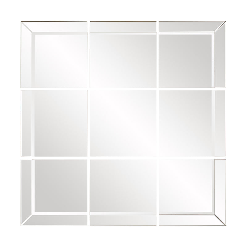 Grid Wall Mirror – Paynes Gray