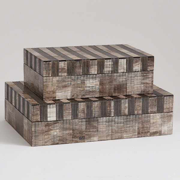 Global Views Sienna Box – Paynes Gray