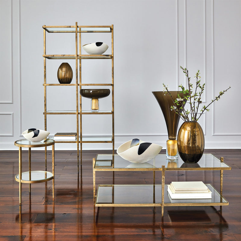 Global Views Laforge Cocktail Table – Paynes Gray