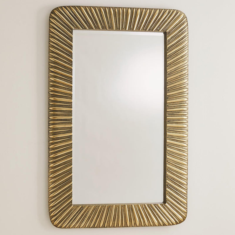 Global Views Valencia Wall Mirror – Paynes Gray