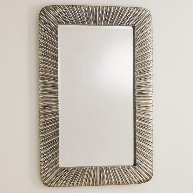 Global Views Valencia Wall Mirror – Paynes Gray