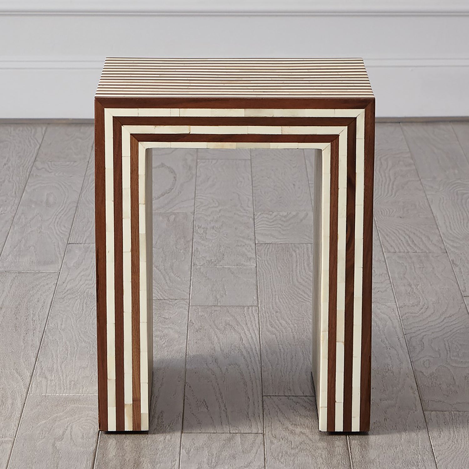 Global Views Sienna Nesting End Table – Paynes Gray