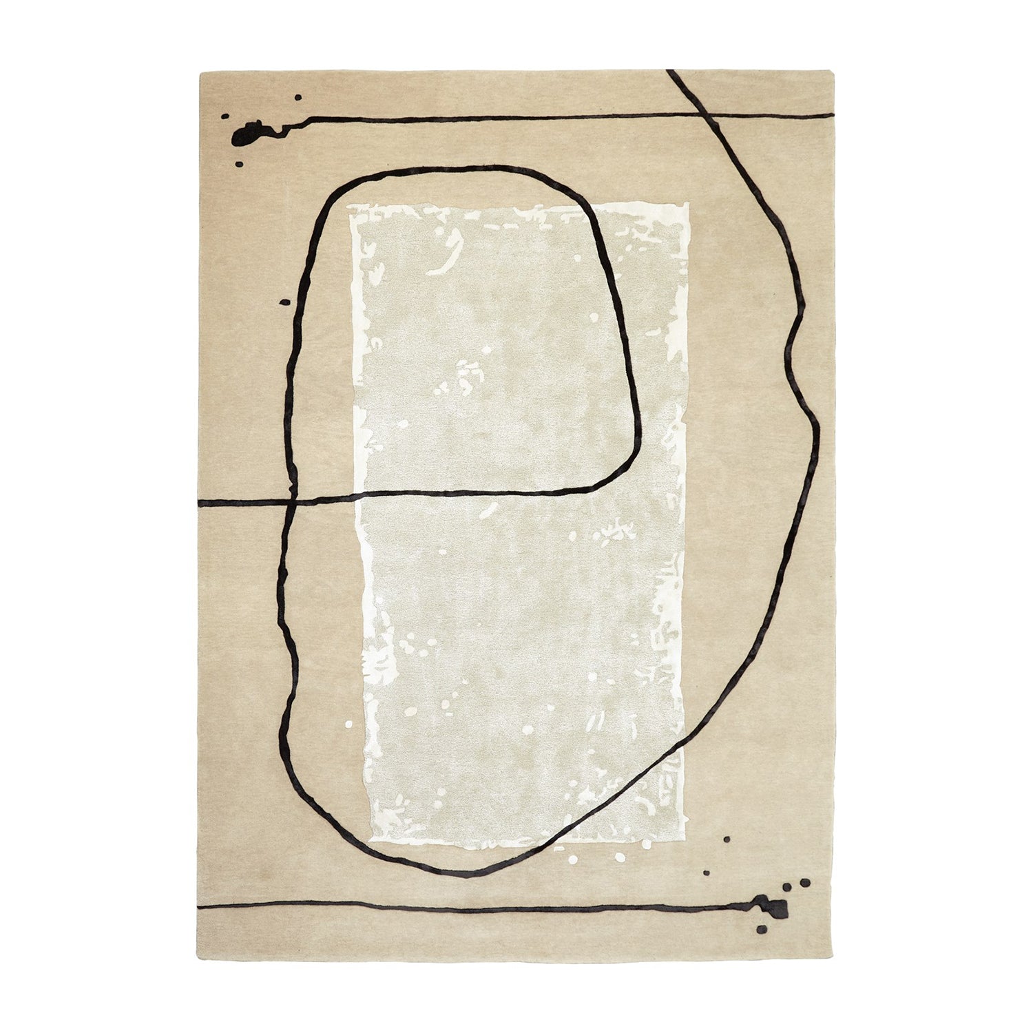 Global Views Passage Hand Tufted Rug – Paynes Gray