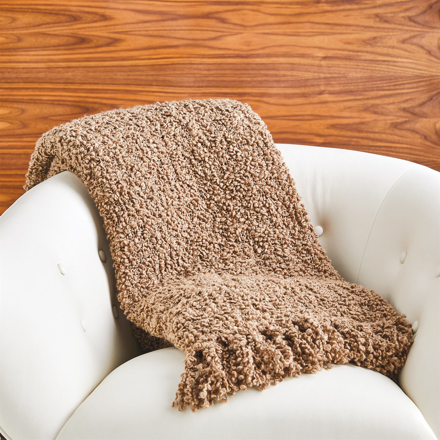 Global Views Textured Boucle Throw Blanket – Paynes Gray