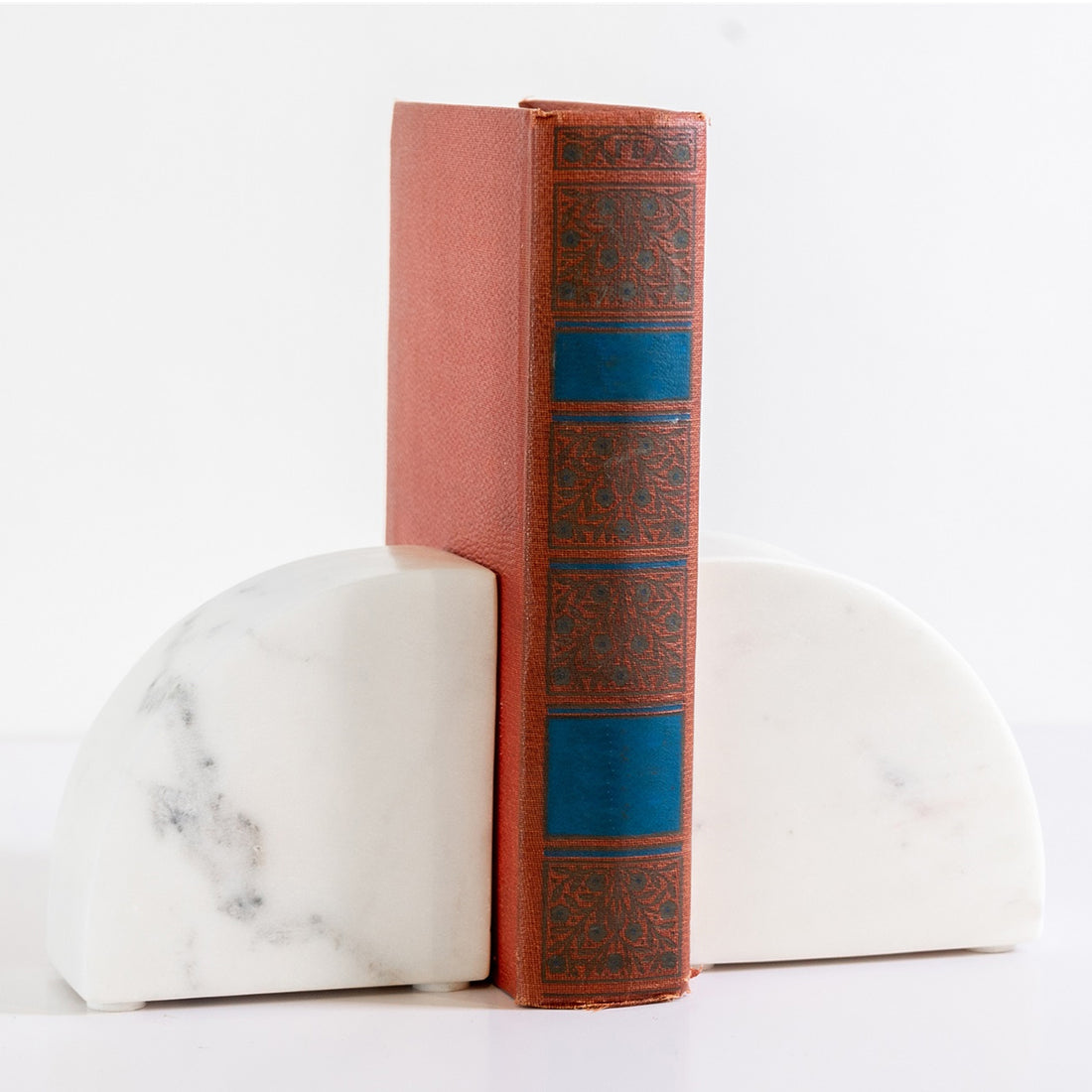 Bow Marble Bookend Set