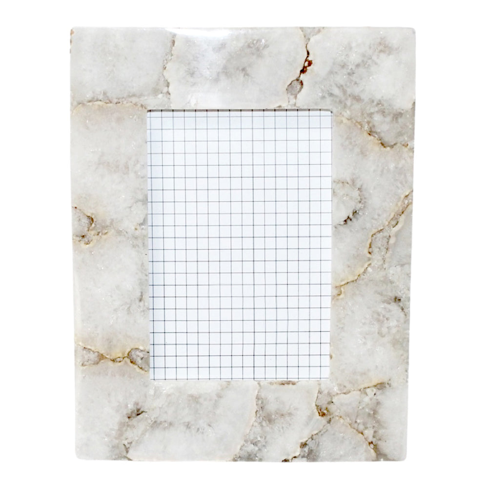 Desmond White Agate Picture Frame