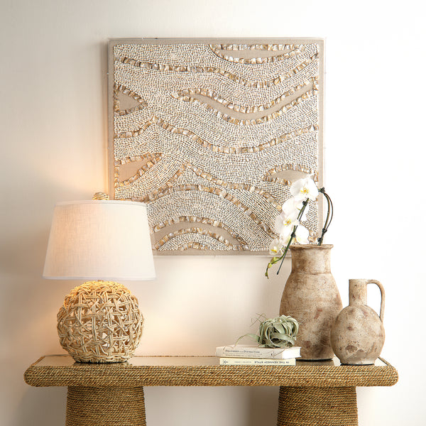 Jamie Young Big Wave Shell Wall Art – Paynes Gray