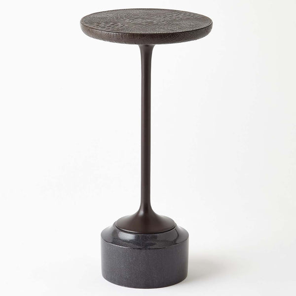 Global Views Croc Drink Table – Paynes Gray