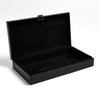 Global Views Marble Leather D Ring Box – Paynes Gray