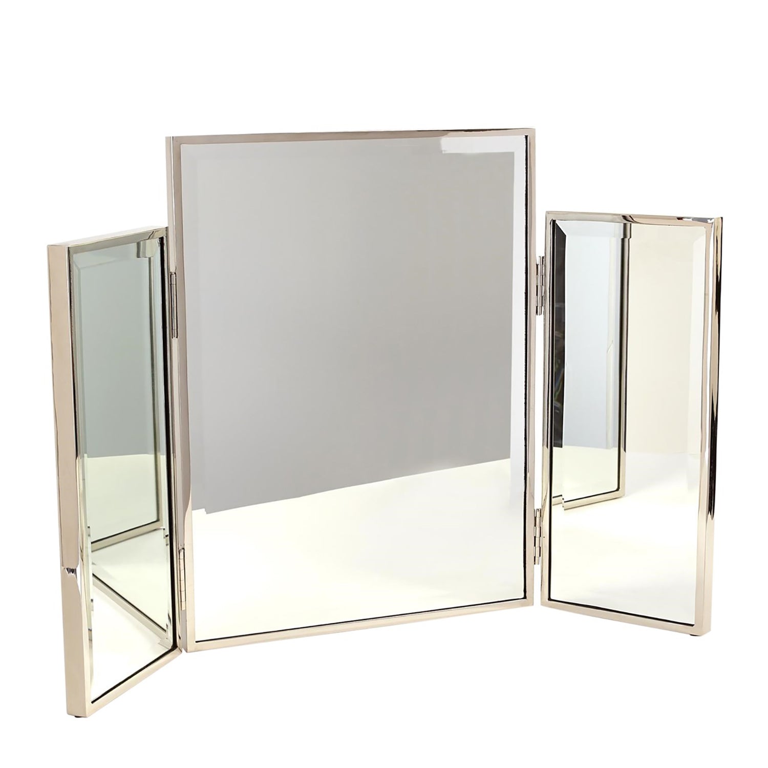 Global Views Tri-fold Vanity Mirror – Paynes Gray