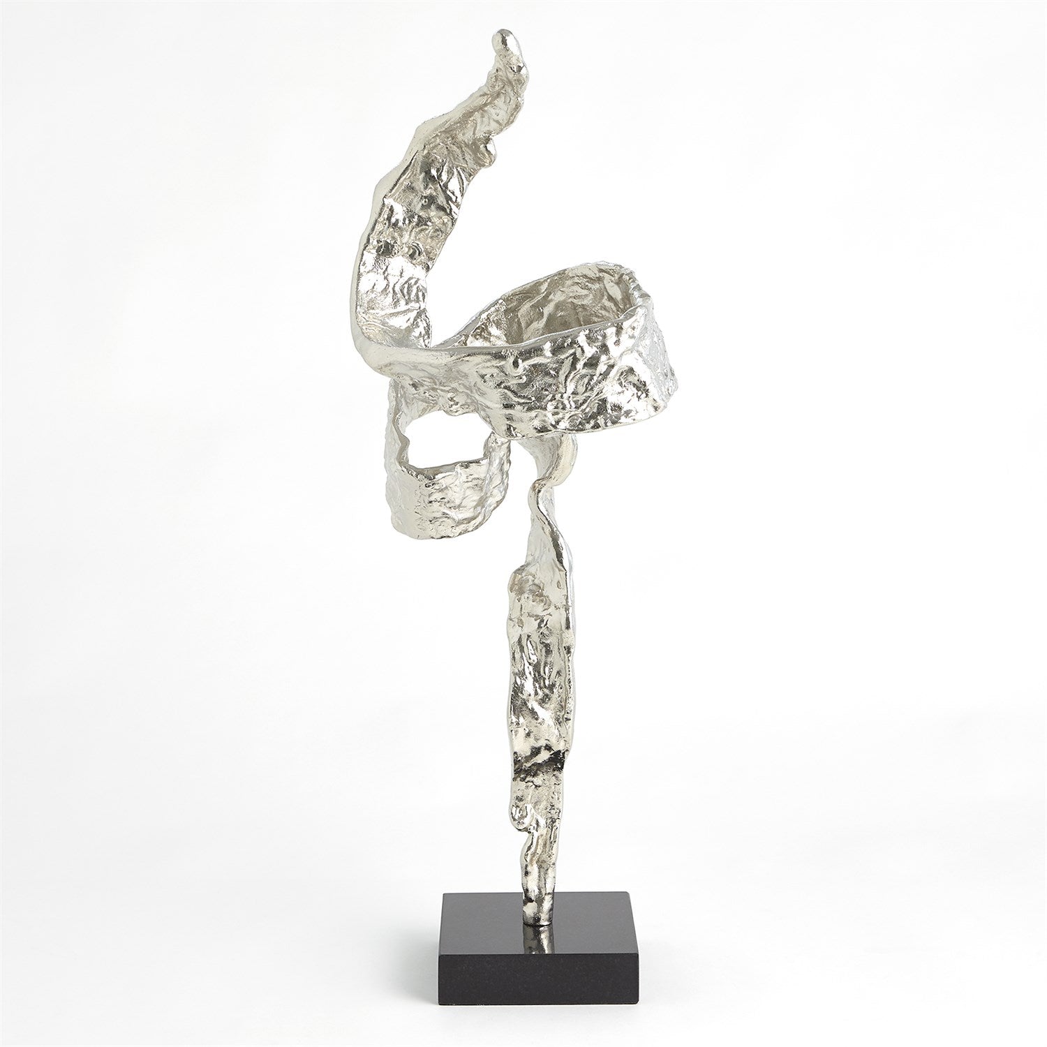 Global Views Twist Sculpture – Paynes Gray