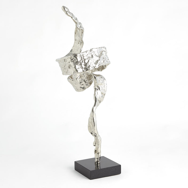 Global Views Twist Sculpture – Paynes Gray
