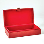 Global Views Marble Leather D Ring Box – Paynes Gray
