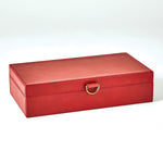 Global Views Marble Leather D Ring Box – Paynes Gray