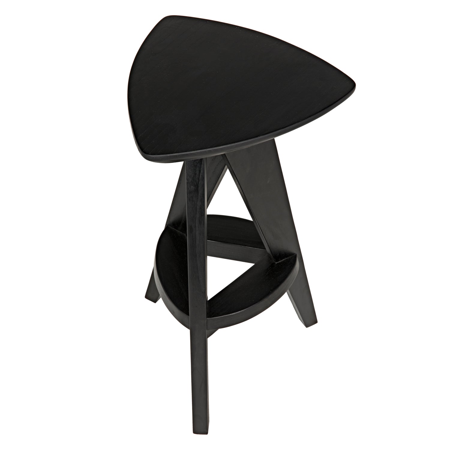Noir Twist Counter Stool Set of 2