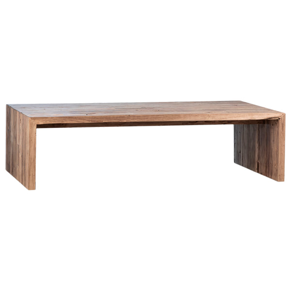 Camila Rectangular Waterfall Coffee Table – Paynes Gray