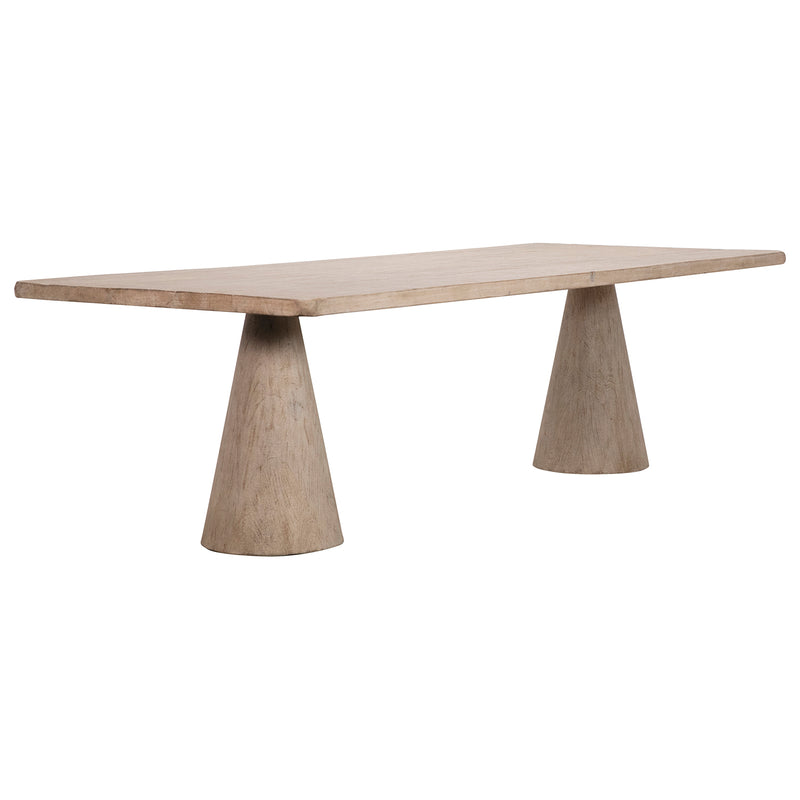 Hayes Double Cone Base Dining Table – Paynes Gray