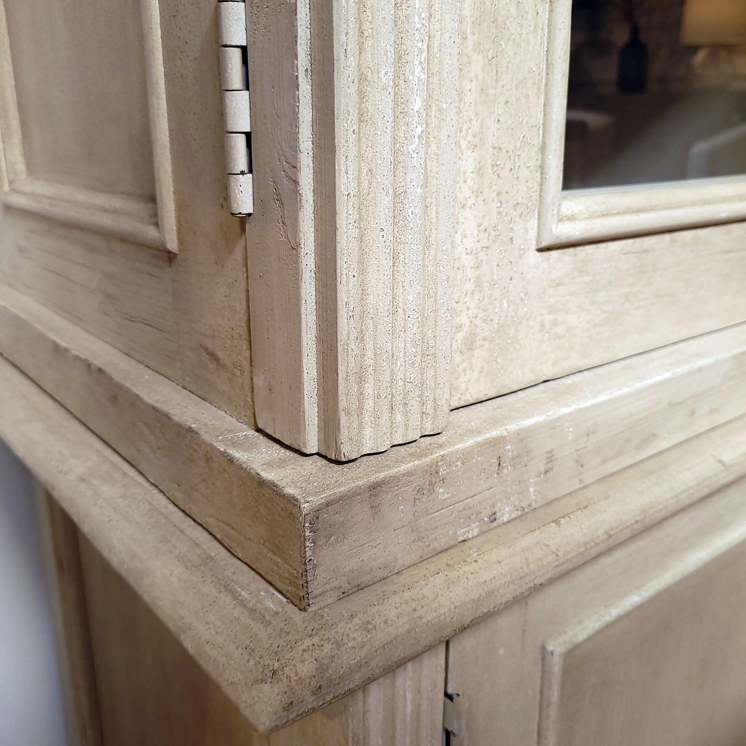 Panama Front Display Cabinet – Paynes Gray