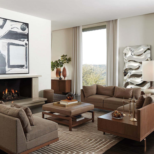 Global Views Ben Floor Mirror – Paynes Gray