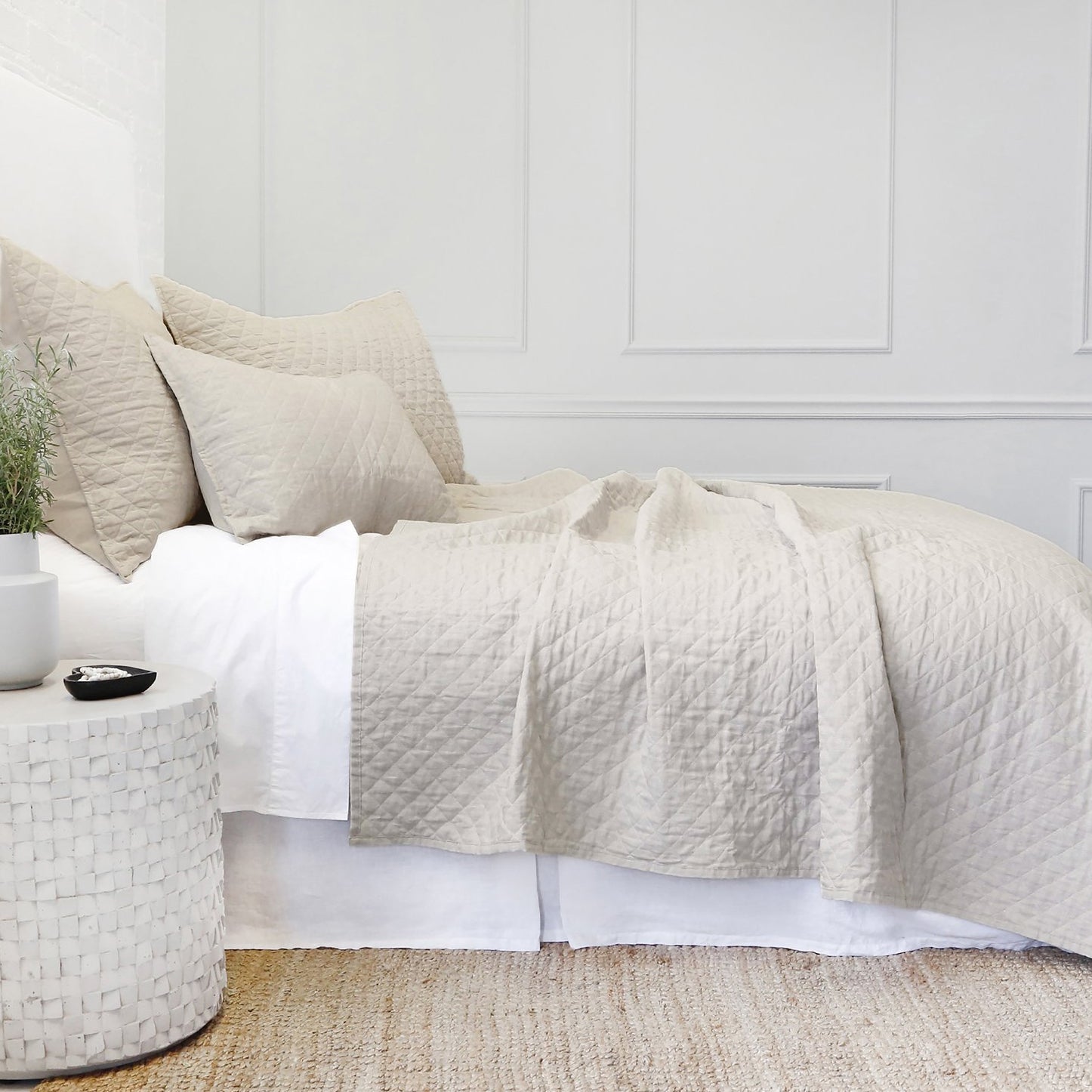 Pom Pom at Home Hampton Pillow Sham – Paynes Gray