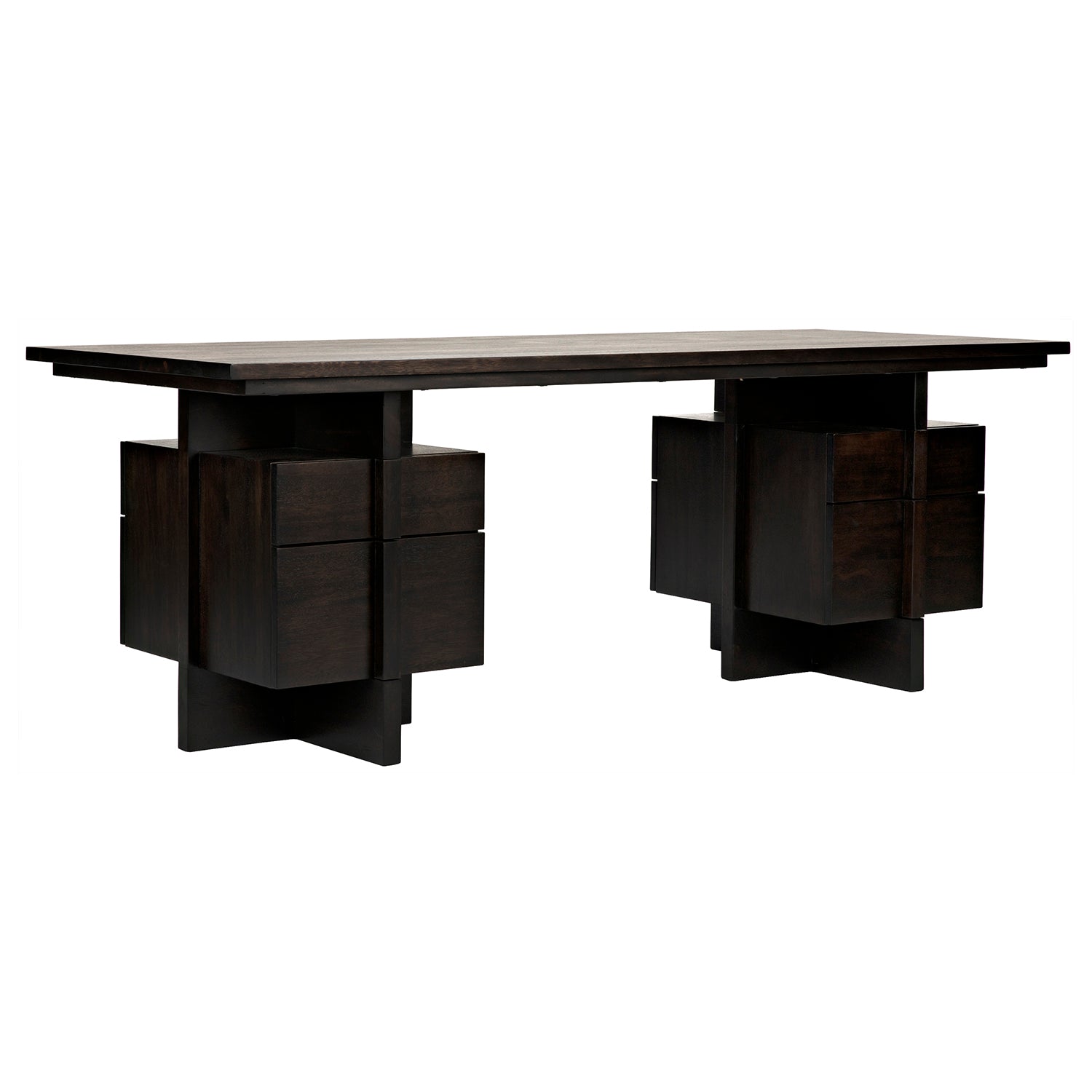 Noir Bridge Desk – Paynes Gray