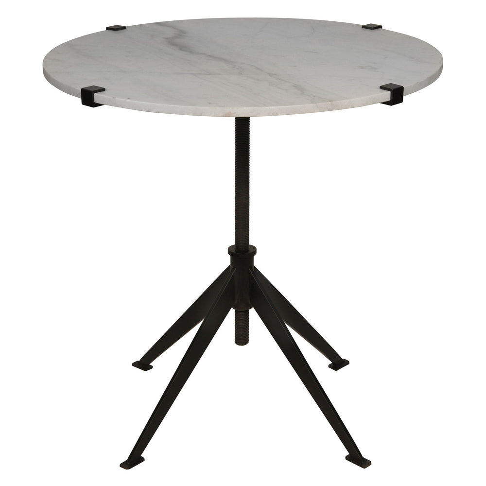 Noir Edith Adjustable Side Table