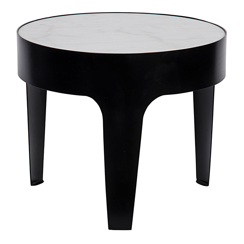 Noir Cylinder Side Table – Paynes Gray