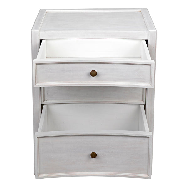 Noir Hampton Night Stand – Paynes Gray
