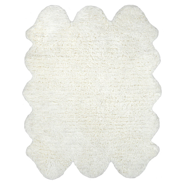 Range Medium Faux Sheepskin Shag Rug – Paynes Gray