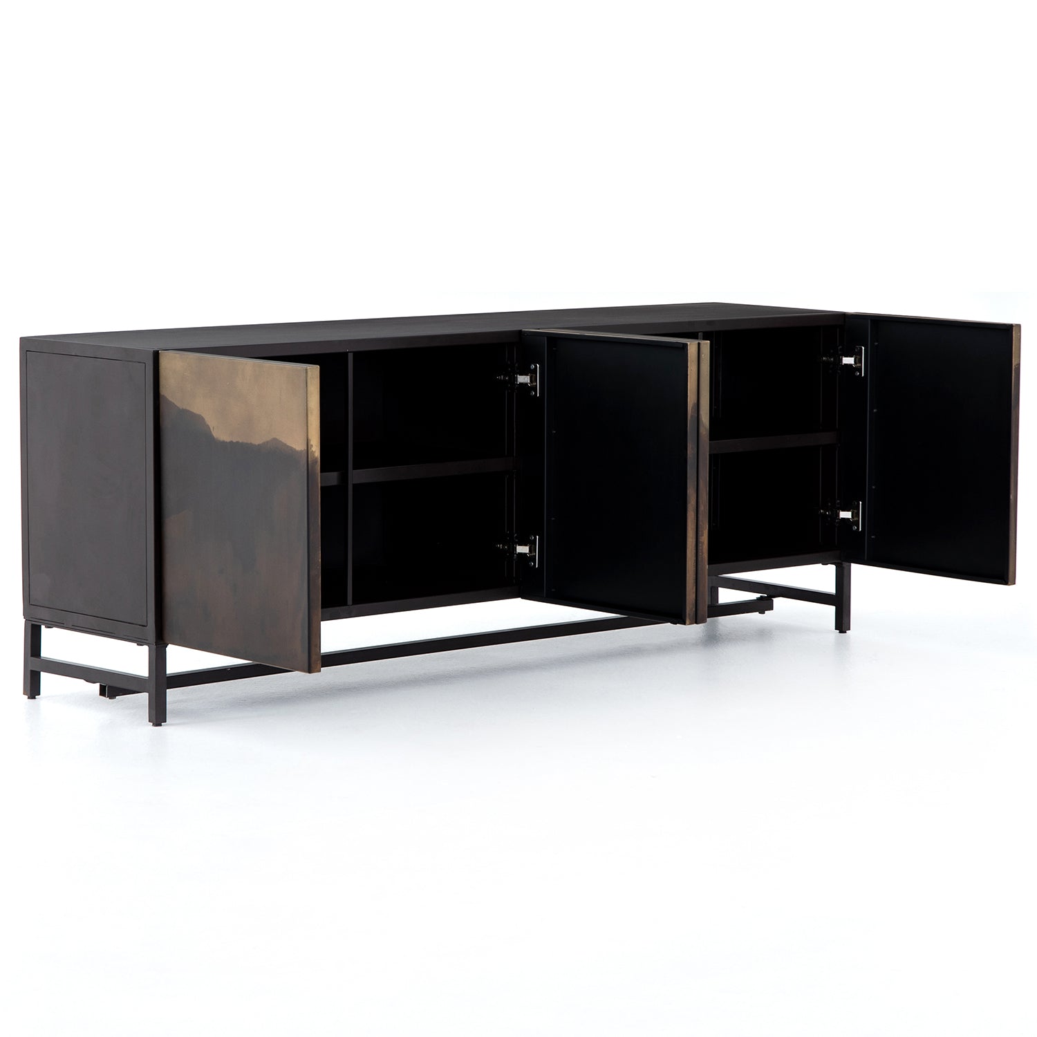 Four Hands Stormy Media Console – Paynes Gray