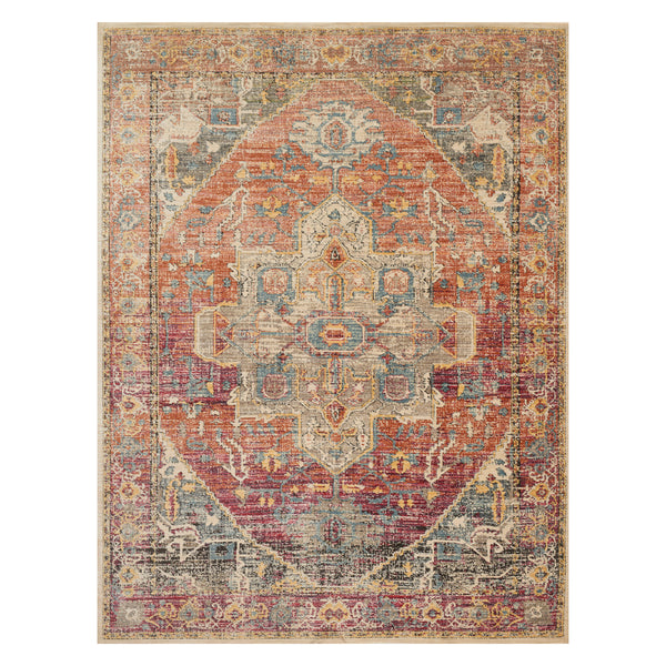 Loloi Javari Medallion Power Loomed Rug – Paynes Gray
