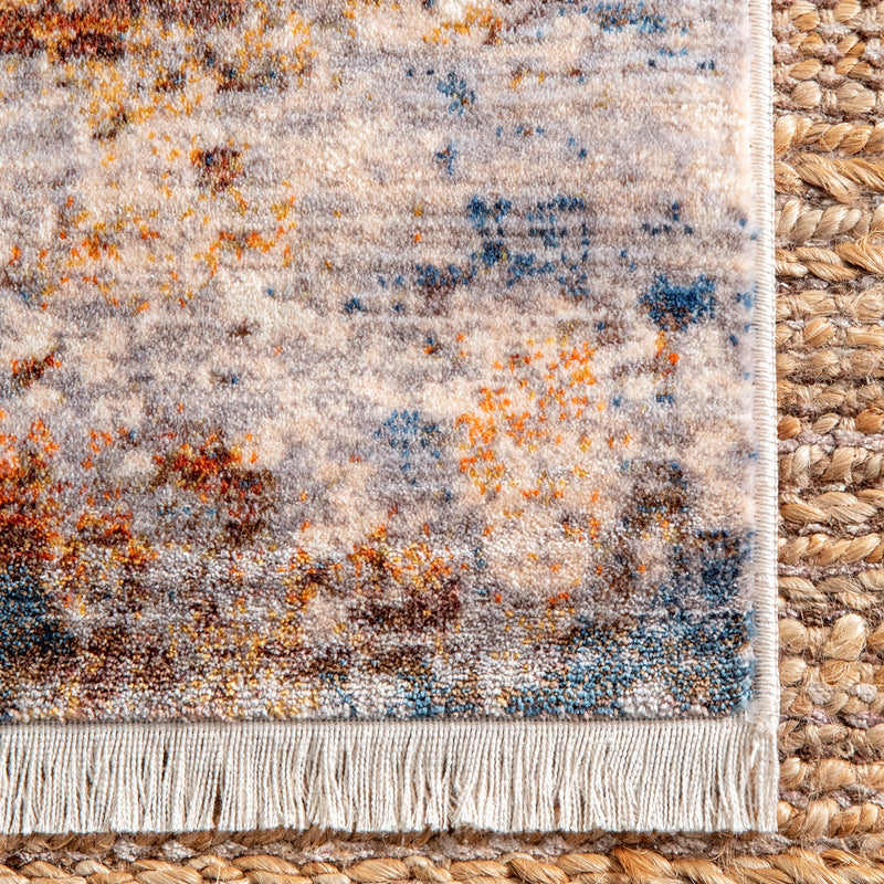 Melstone Machine Made Rug – Paynes Gray