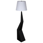 Noir Rhombus Floor Lamp With Shade – Paynes Gray