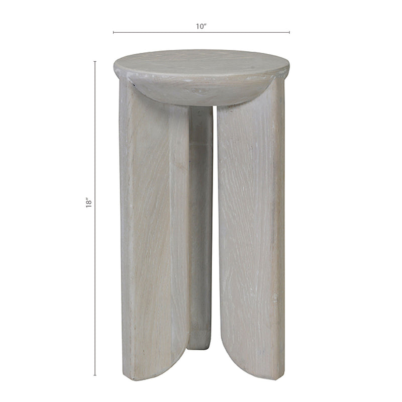 Union Home Hemi White Wash Side Table Set of 2 – Paynes Gray