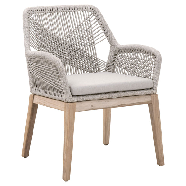 Loom Outdoor Arm Chair Set of 2 – Paynes Gray