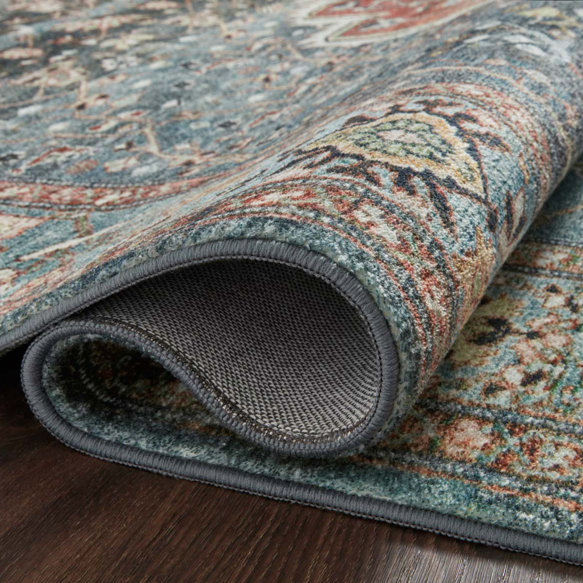 Loloi Margot CloudPile Ocean/Brick Power Loomed Rug – Paynes Gray