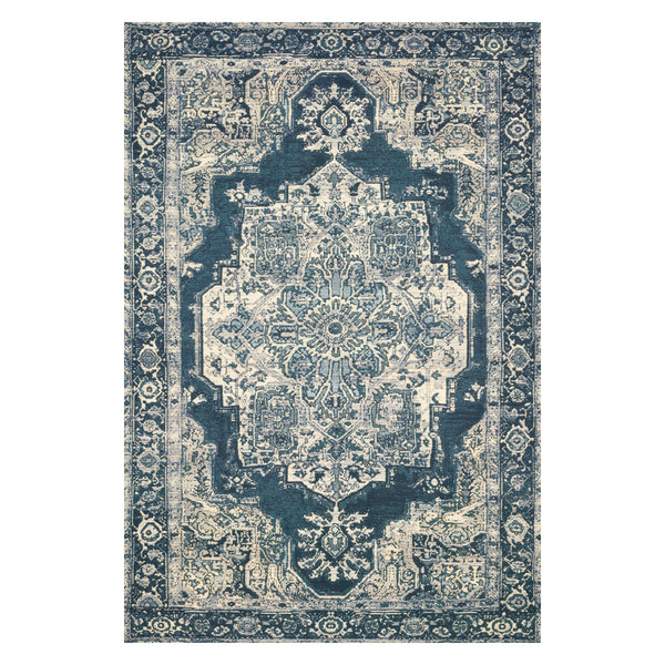 Loloi Mika Medallion Indoor/Outdoor Rug – Paynes Gray
