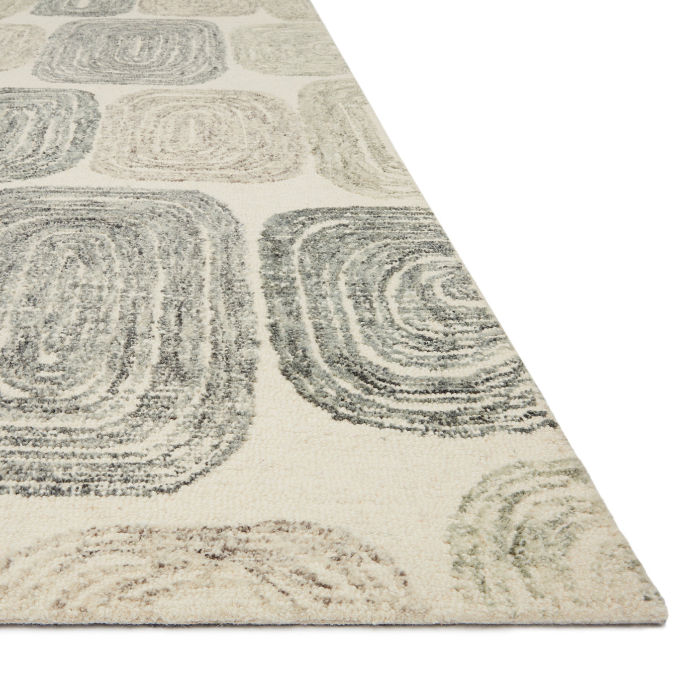 Loloi Milo Geo Hand Tufted Rug – Paynes Gray