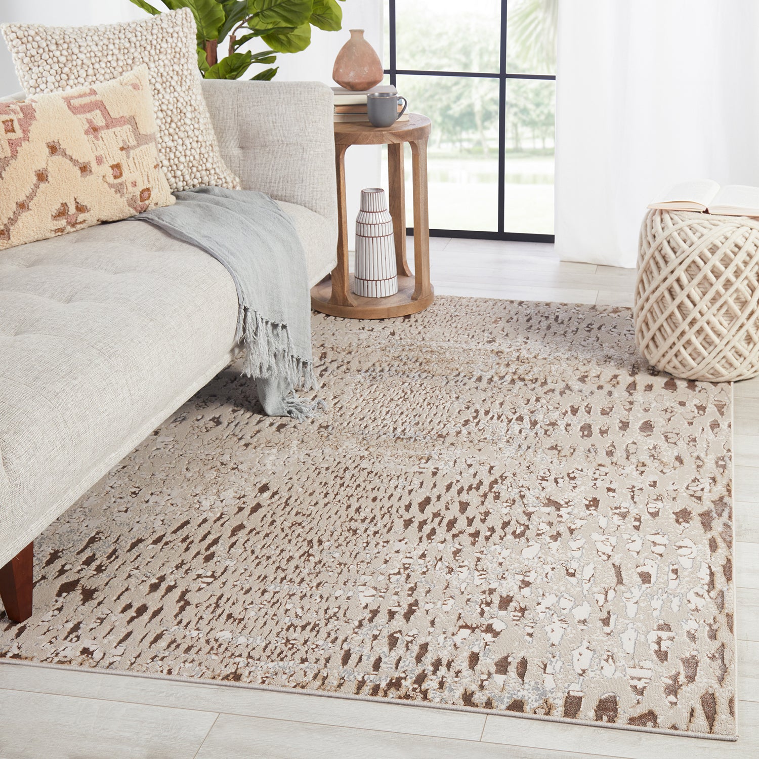 Nikki Chu by Jaipur Living Malilla Kimball Power Loomed Rug – Paynes Gray