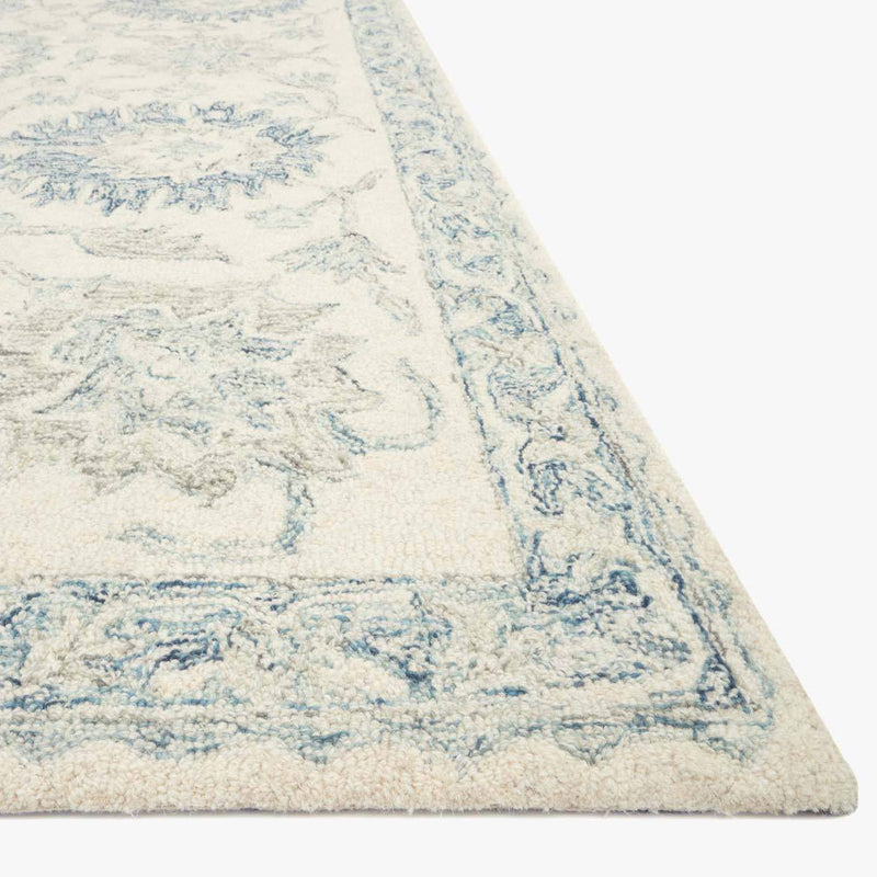 Loloi Norabel Vine Hooked Rug – Paynes Gray